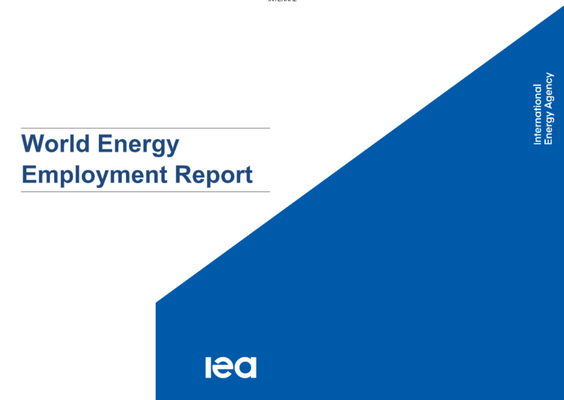 The World Energy Employment report was published by IEA, with the ...